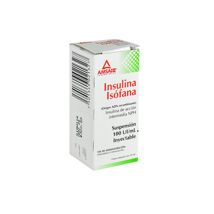 AMSA INSULINA ISOFANA NPH 100 UDS